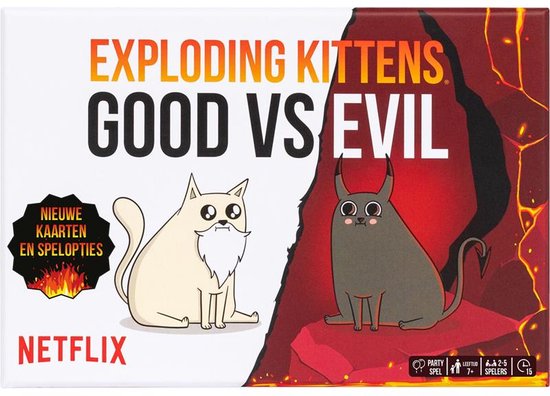 Exploding Kittens - Good vs. Evil - Nederlandstalig Kaartspel | Games | bol