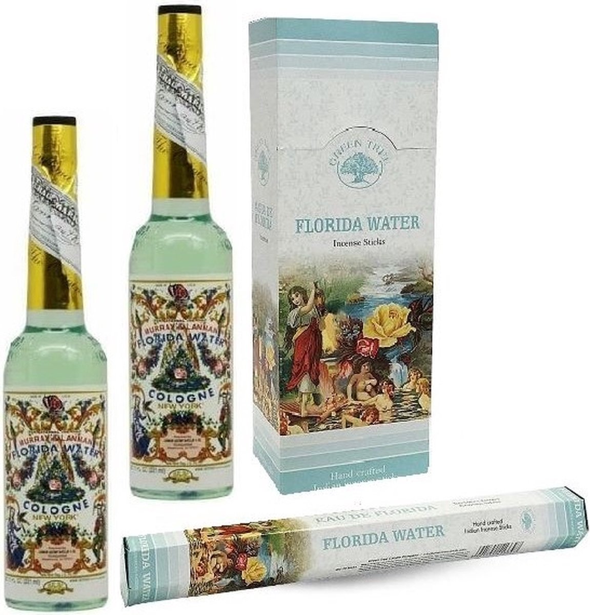 Murray & Lanman Florida Water (2 flesjes van 221ml) en Green Tree ...