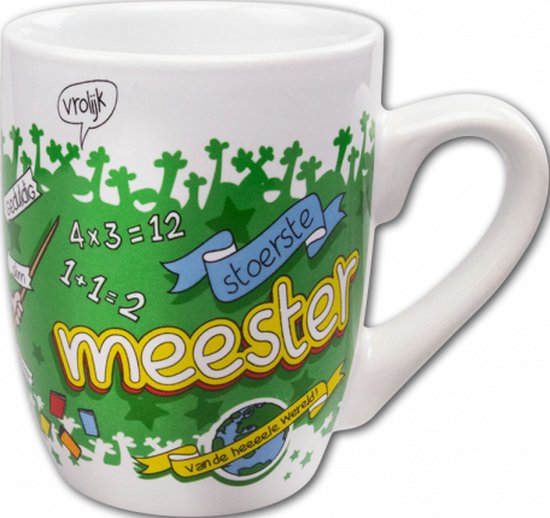 Mok - Snoep - voor de stoerste Meester - Cartoon - In cadeauverpakking ...