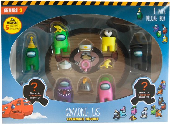 Among Us Crewmate 8-pack figuren - 1 willekeurige set - Spaar ze ...