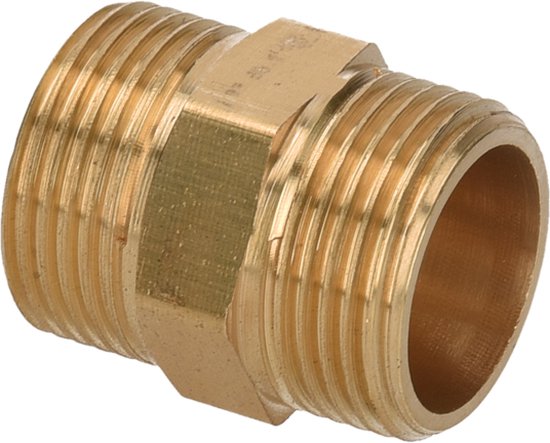 Draad Dubbele Nippel 3/4" X 3/4" | bol