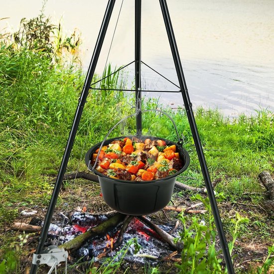 10 l goulashketel met driepoot, originele Hongaarse goulashketel ...