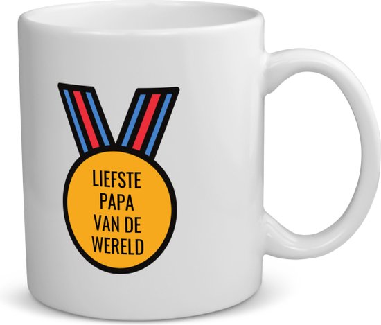 Akyol - liefste papa van de wereld koffiemok - theemok - Papa - de liefste vader -... | bol