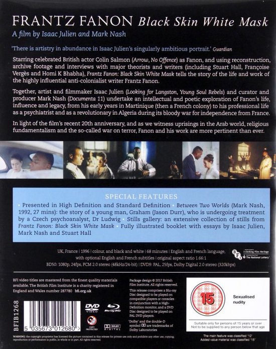 Frantz Fanon: Black Skin White Mask [Blu-Ray]+[DVD] (Blu-ray), Colin ...