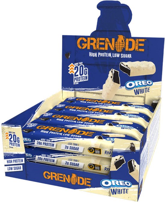 Grenade Carb Killa Proteine Repen - Oreo White Protein Bar - 720 gram ...