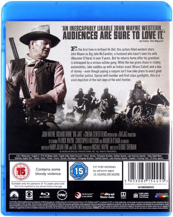 Big Jake (Blu-ray), Patrick Wayne | Dvd's | bol