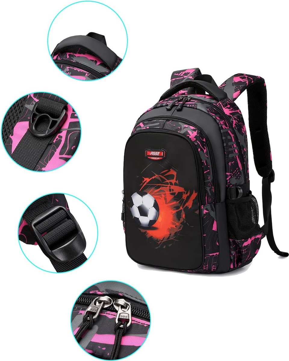 Asge school rugtas voor jongens, meisjes en tieners, ergonomische ...