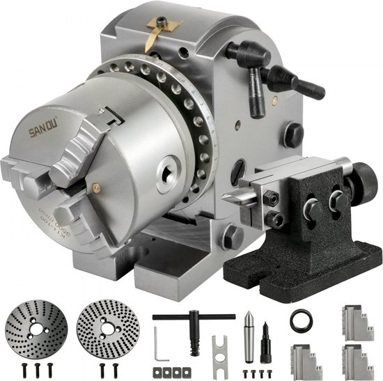 4" verdeelkop ronde tafel verdeelkop Ø100MM horizontale verticale ...