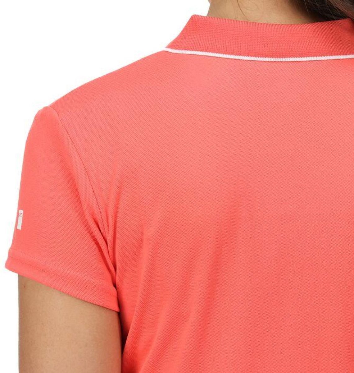 Het Regatta Maverik V T-shirt met korte mouwen - dames - sneldrogend - polohals - Oranje | bol.com