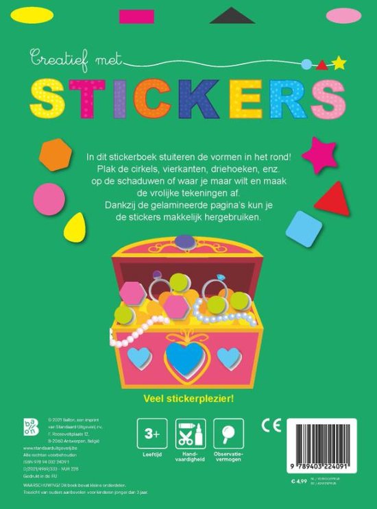 Creatief met stickers, Creatief met stickers | 9789403224091 | Boeken | bol