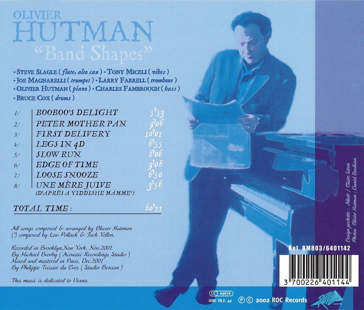 Olivier Hutman - Band Shapes (CD), Olivier Hutman | Muziek | bol.