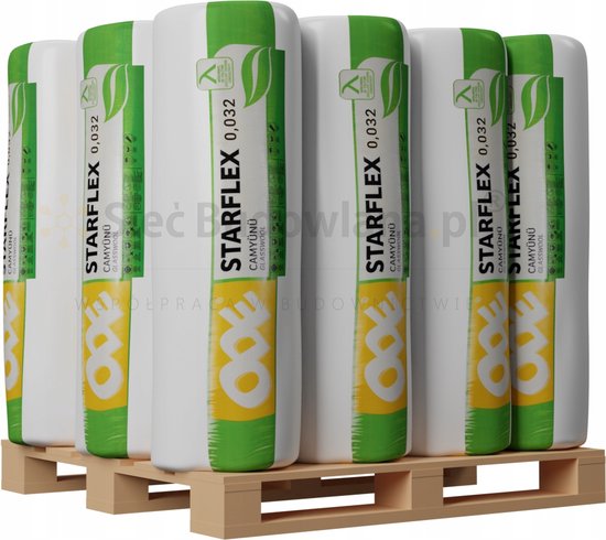 ODE STARFLEX ROLLEN 0.035 LAMBDA 120X1200X5500 79,2 M2 | bol.com