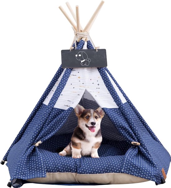 Tipitent voor huisdieren, draagbare huisdiertenten en huizen met matten ...