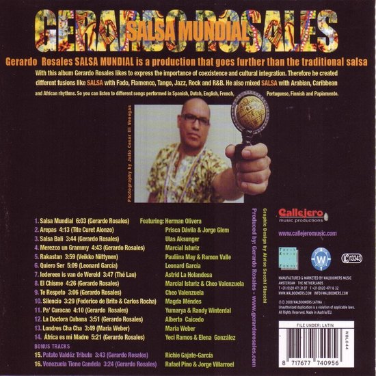 Gerardo Rosales - Salsa Mundial (CD), Gerardo Rosales | Muziek | bol