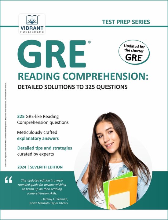 Test Prep Series - GRE Reading Comprehension: Detailed Solutions to 325 ...