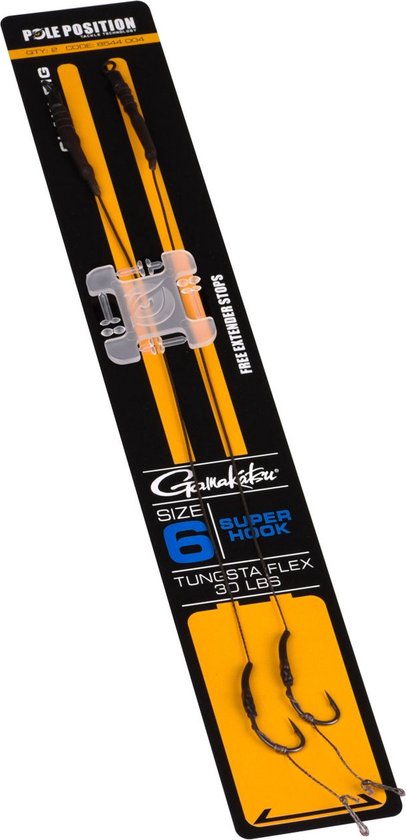 Superhook Claw Rig Barbed Pole Position Karper Onderlijn | bol