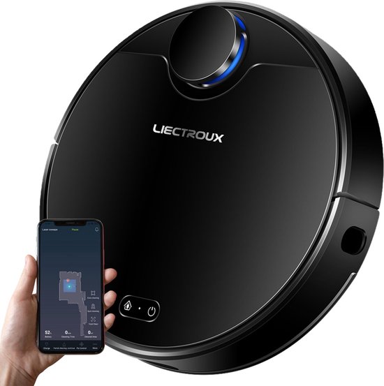 Dweilrobot met app bediening - 3000Pa - Robotstofzuiger met ...