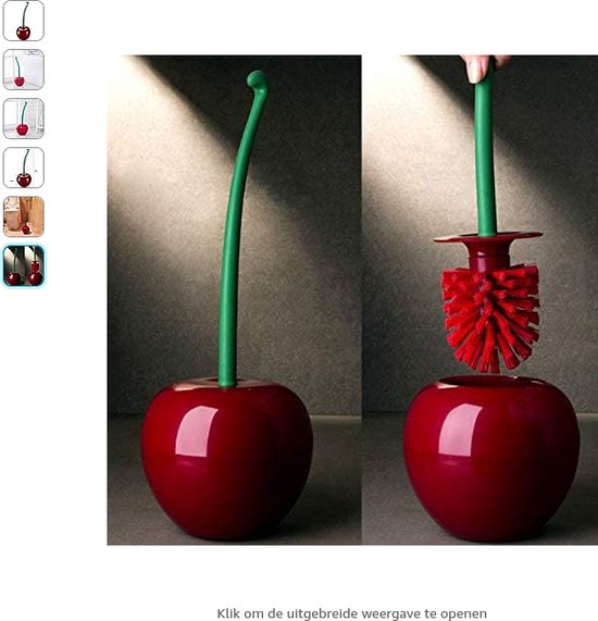 Toiletborstel Catalpa bloem wc-borstel wijn rode kersenvorm wc ...