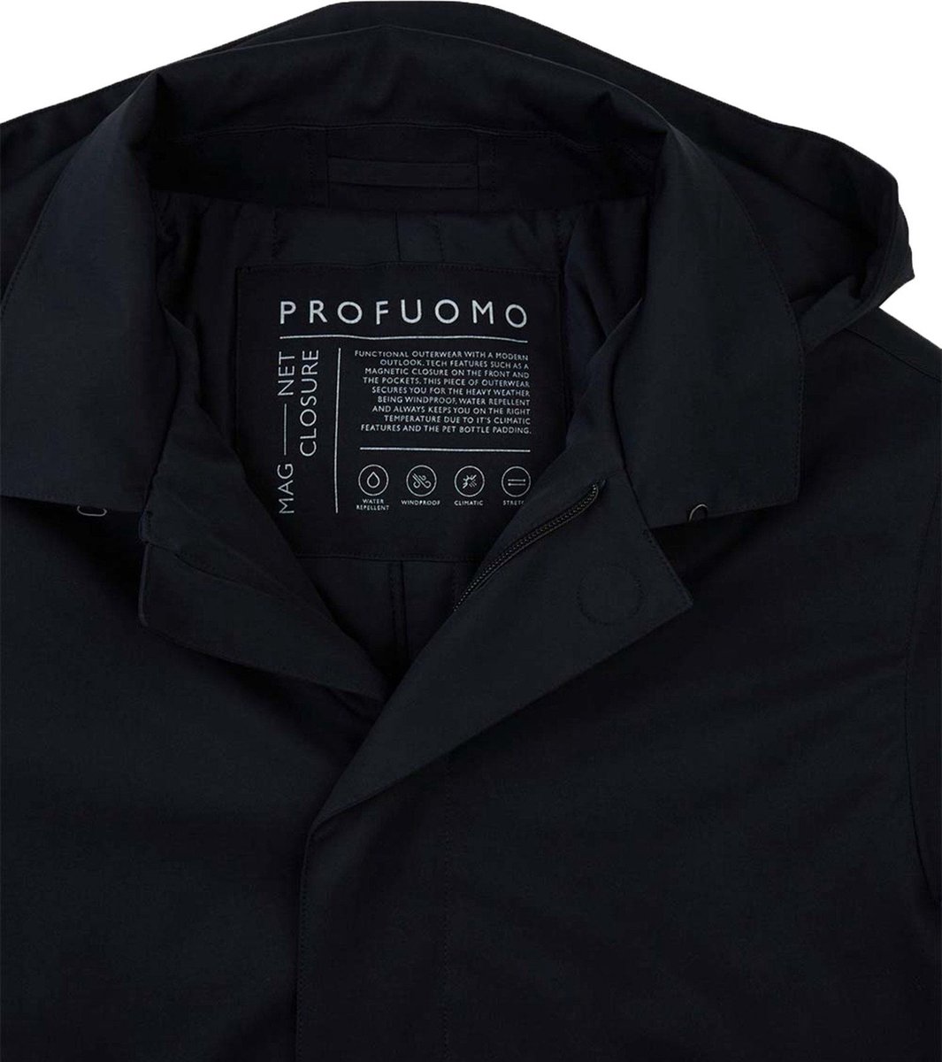 Profuomo - Magnet Jas Navy - Heren - Maat 52 - Slim-fit | bol.com