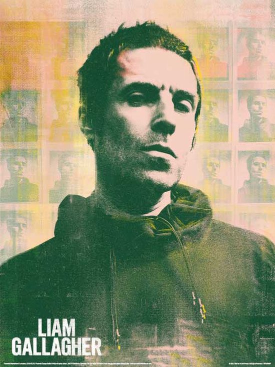 Liam Gallagher Polaroids Art Print 30x40cm | Poster | bol