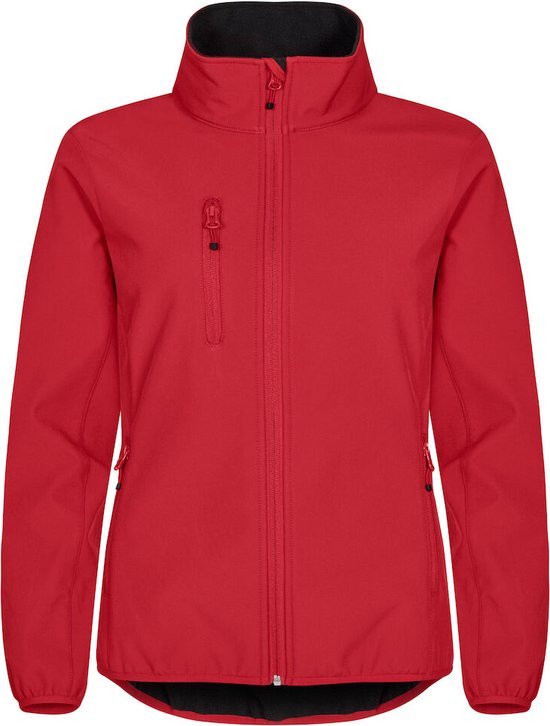 Clique Basic Softshell Jacket Ladies 020915 - Vrouwen - Rood - XXL | bol