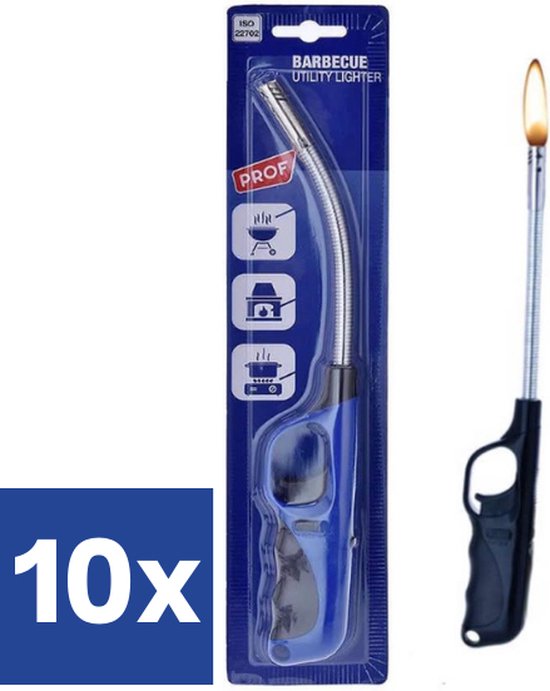 Aansteker met flexibele hals - 27.5 cm - 10 stuks | bol.com