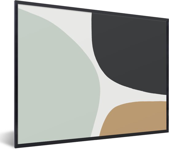 Fotolijst incl. Poster - Pastel - Minimalisme - Design - 80x60 cm ...