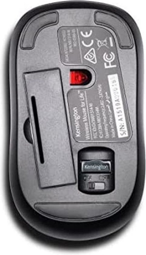 Kensington Muis - ValuMouse™ Draadloze USB Muis - Met 3 Knoppen - Zwart ...