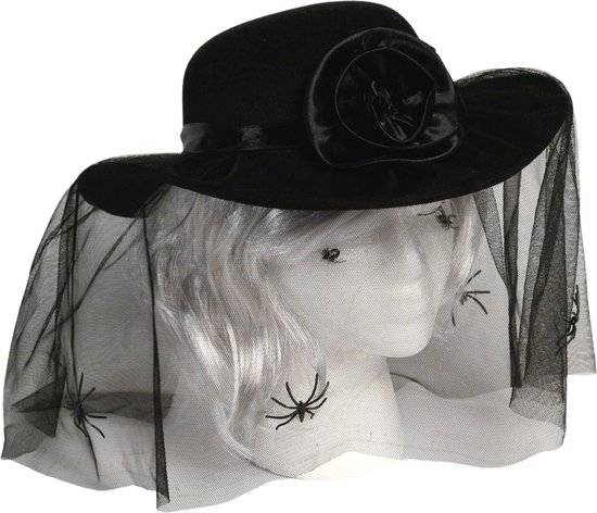 Hat Mourners / Spider veil&rosette - Halloween | bol.com