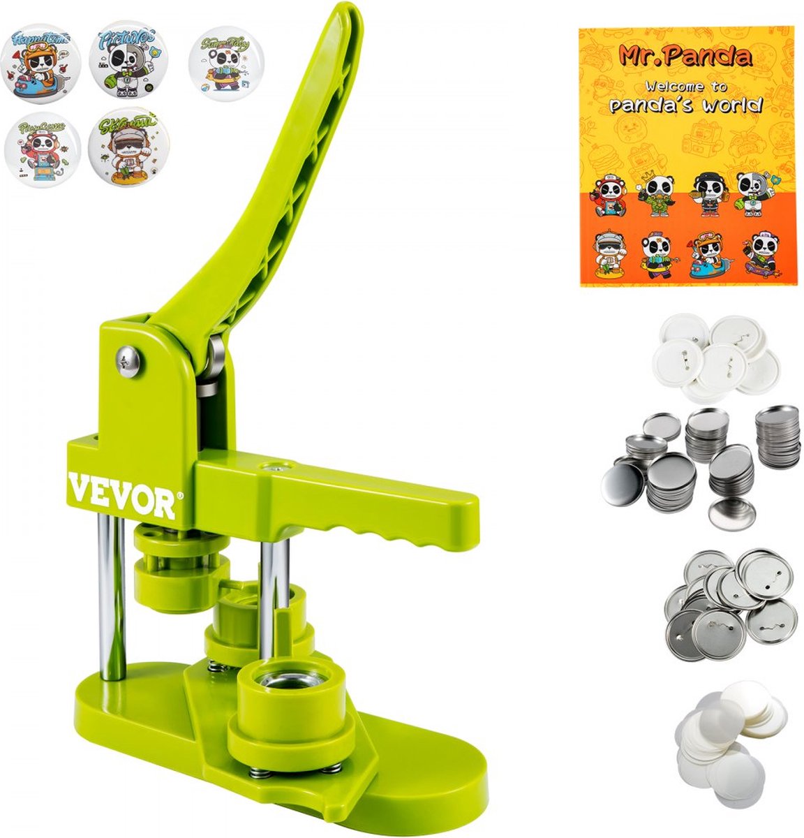 Dakta® button machine button maker machine 25mm Badgemaker 500 stuks ...