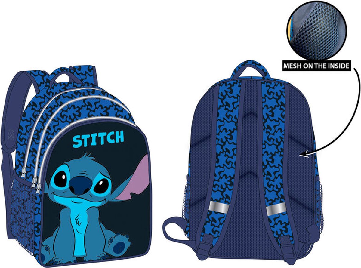 Stitch - Rugzak - 40cm - 3 vakken | bol.com