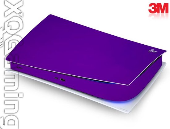 XQGaming PS5 Digital Skin - Metallic Plum Explosion | bol.com