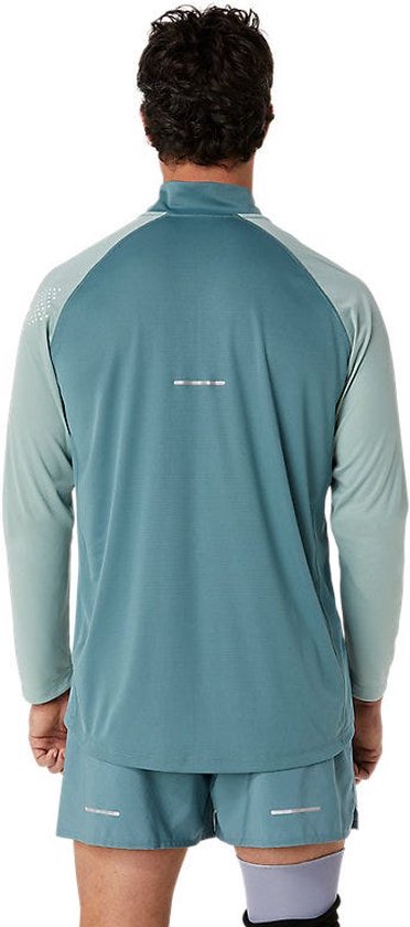 Asics Icon LS 1/2 Zip Blauw/Groen Heren Eu Maat L | bol.com