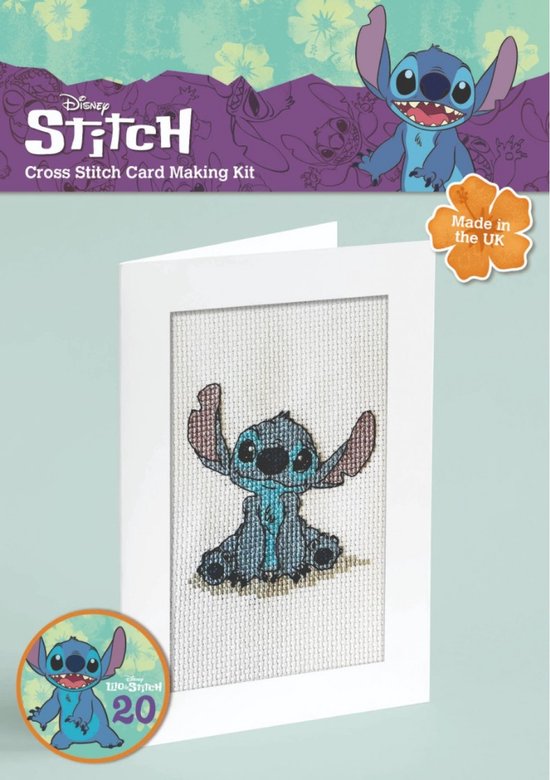 Disney Cross Stitch Card Making Kit 006 Stitch | bol.com