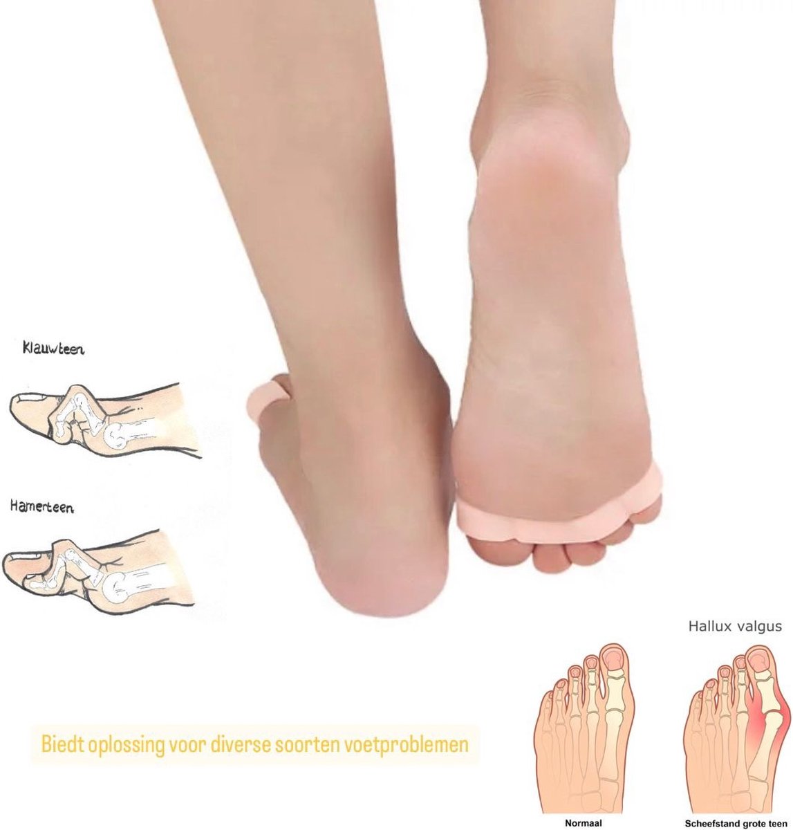 MI&CHA Teenspreider ( 2 stuks ) - Voor alle tenen geschikt ...