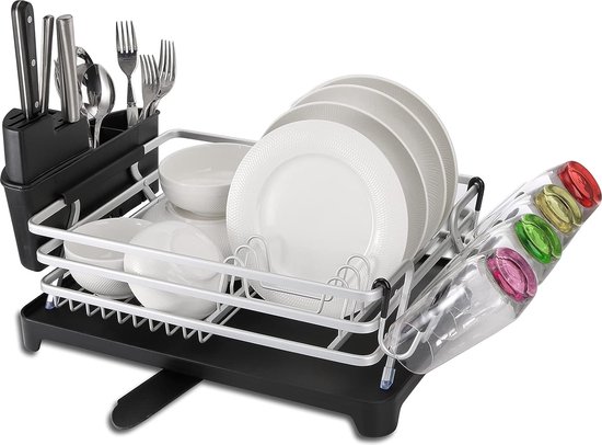 Aluminium afdruiprek, verstelbare afdruiprek en afdruipvlak met ...