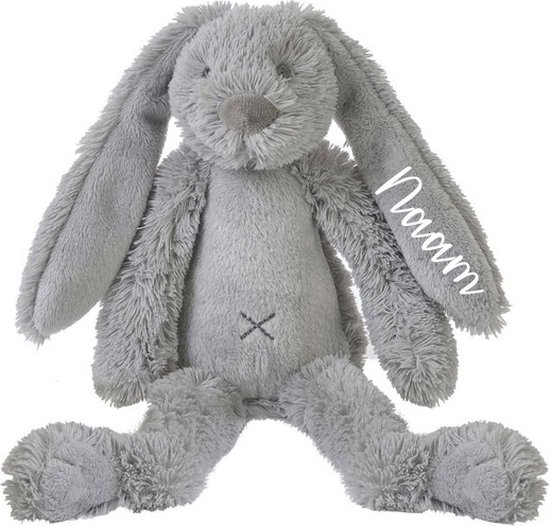 Happy Horse Grey Rabbit Richie met naam - 38cm | bol