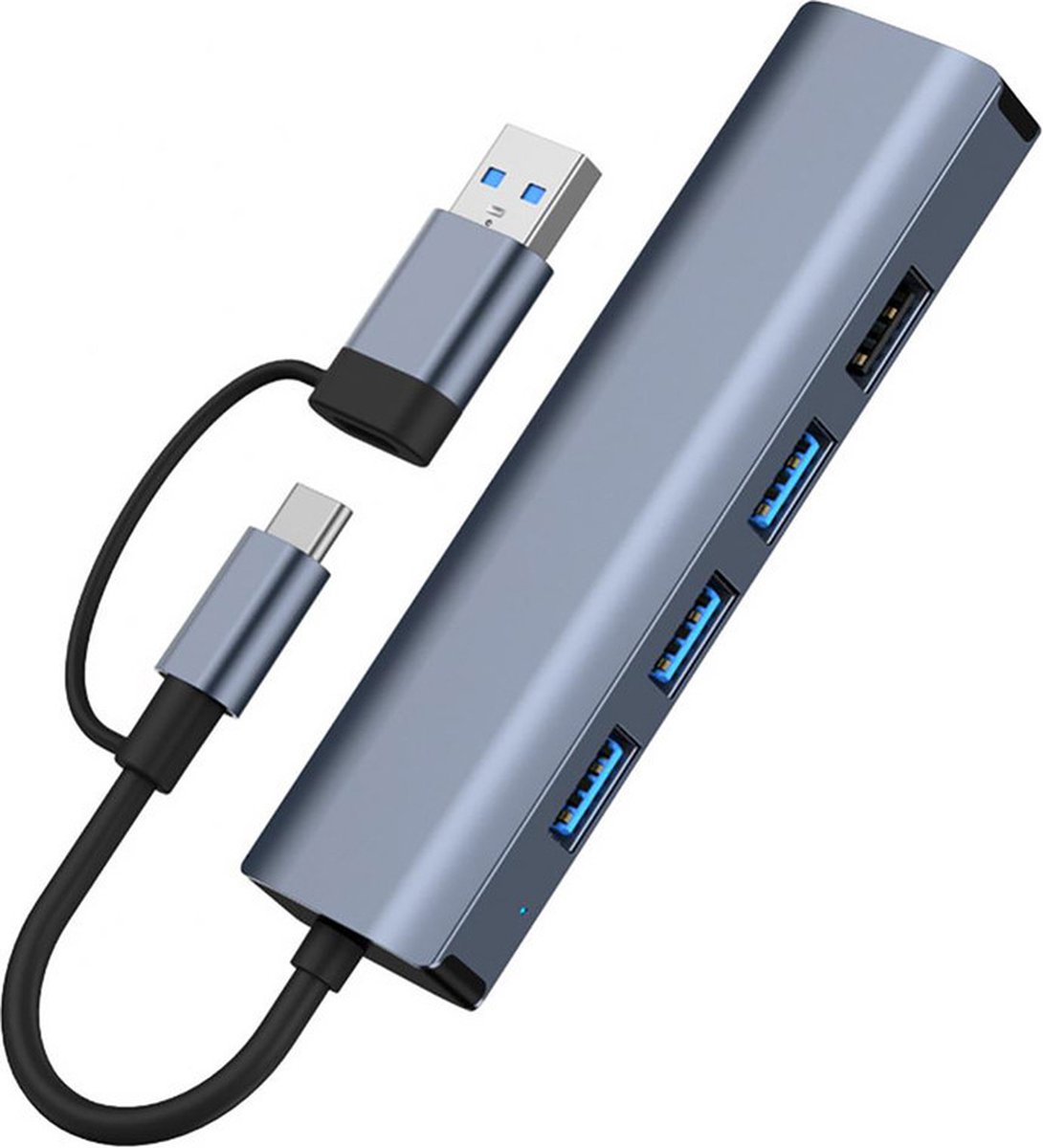 USB-C - USB Hub - 5 in 1 - Ethernet - USB 3.0 - USB C/USB Dock adapter ...