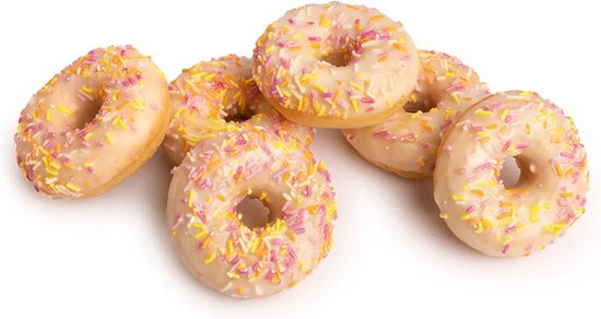 Mini donuts wit (12 stuks) | bol.com