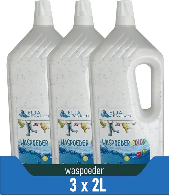 Voordeelverpakking | Elja waspoeder | 3 x 1,7kg | bol