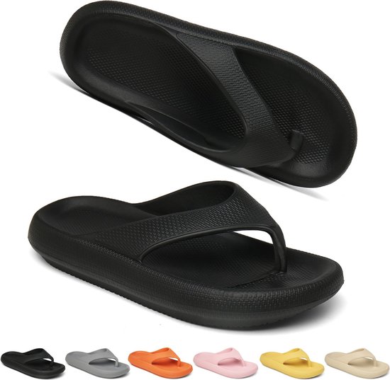Geweo Badslippers - Slippers Heren - Antislip Zachte Zomer Teenslippers ...