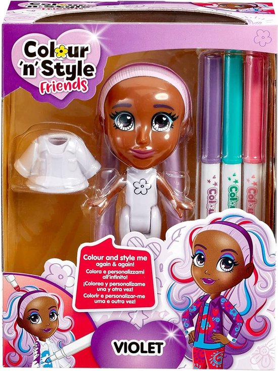 Crayola Colour'n'Style Friend Violet - Hobbypakket | bol