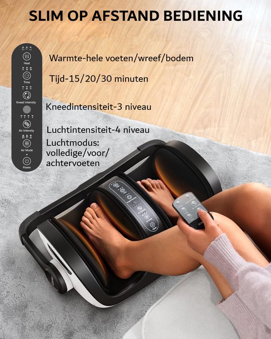 Massage Apparaat - Voet en Kuitmassage - Shiatsu - 3 Modi - Incl ...