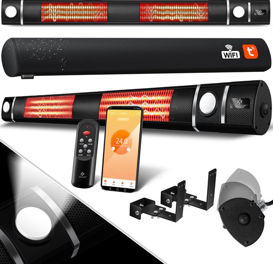 KESSER® Infraroodstraler / Infrarood Stralingsverwarming 3000W IR ...