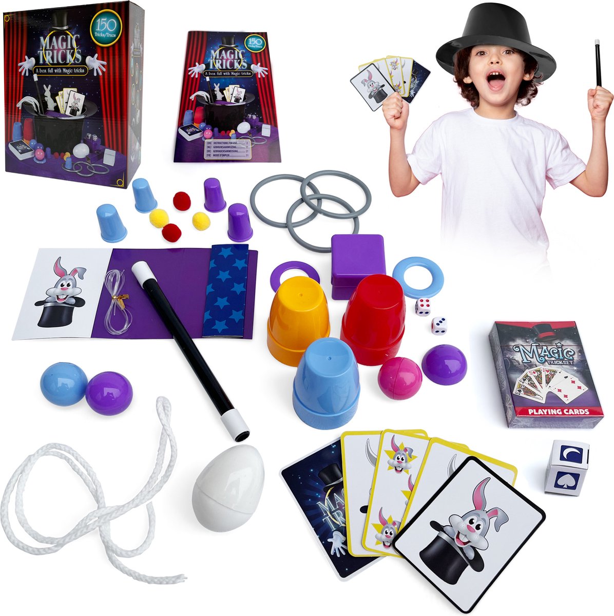 Quality Goods Goocheldoos - Met 150 Trucs - Nederlandse Handleiding ...