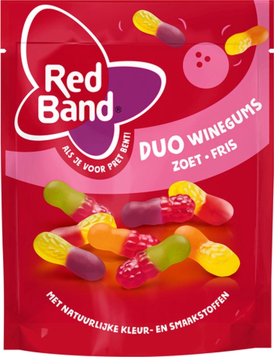 Rad Band | Duo Winegum | Zoet Fris | 10 x 205 gram | bol