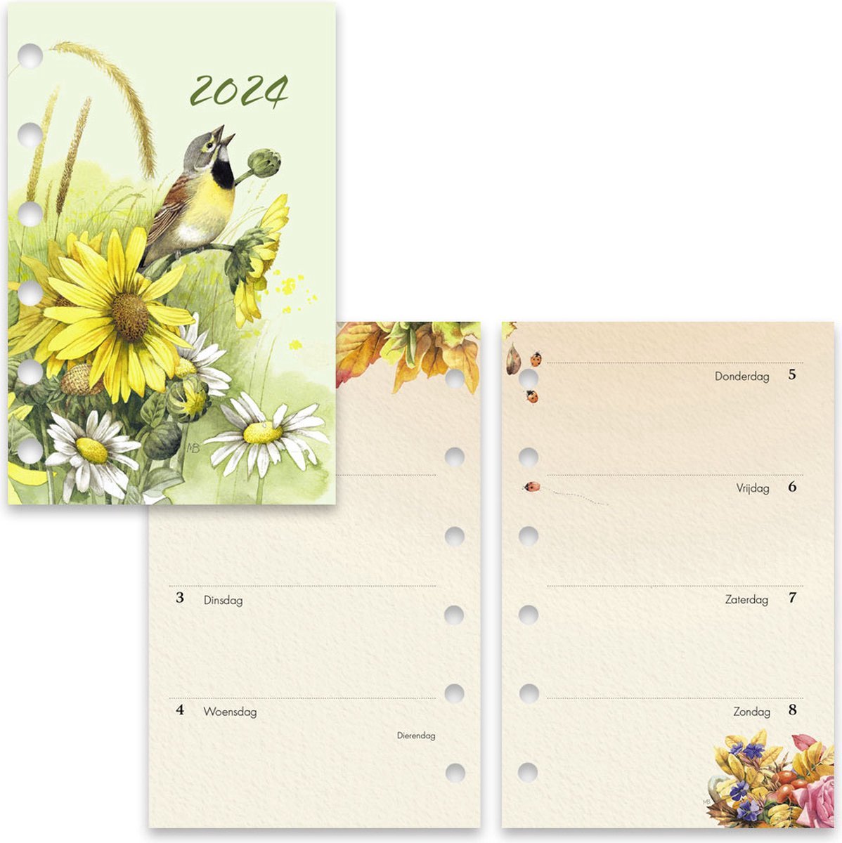 Marjolein Bastin Agendavulling 2024 - JUNIOR (8cm x 12cm) | bol