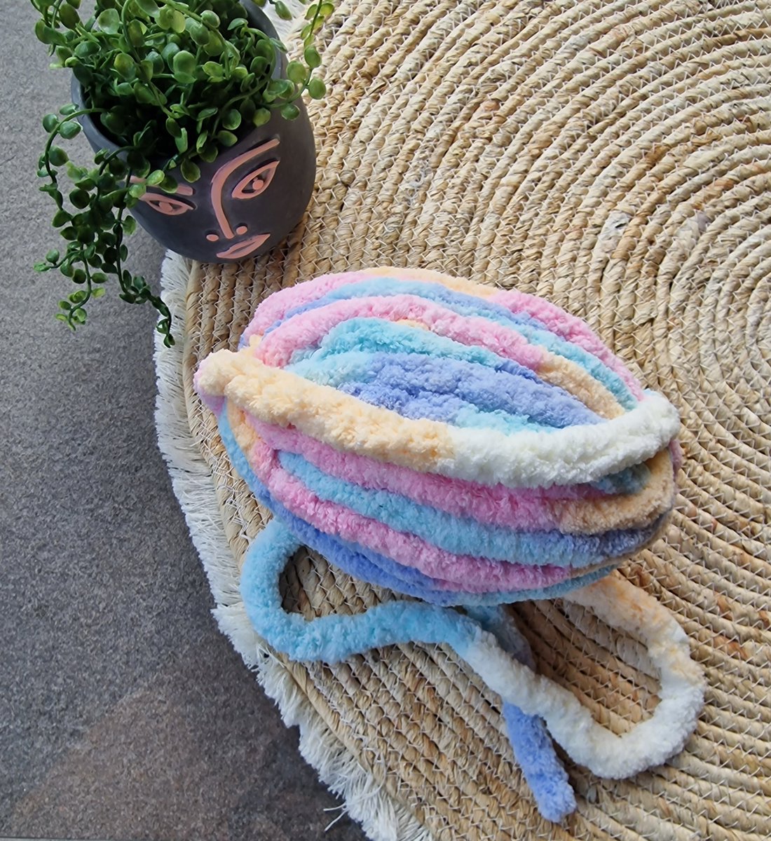 Chunky Wol Unicorn - Multicolor - 100% Polyester Chenille - Blanket ...