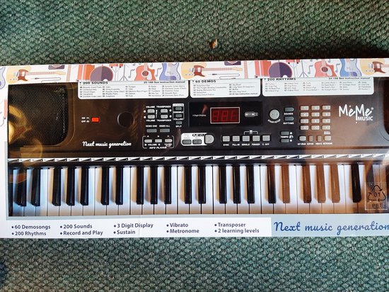 MeMe MeMe Digital Keyboard 61 Keys James | bol