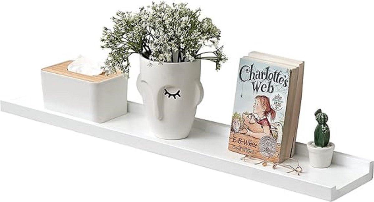 Wall rack, shelves, spice rack, modern wall decoration, bookcase, | bol.com